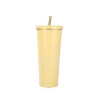 China Matte Black Stainless Steel Coffee Mug 500ml 750ml Insulated Customizable Design for sale
