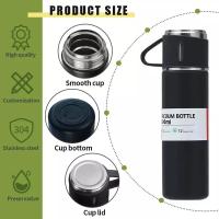 China 500ml Stainless Steel Vacuum Insulated Thermos Bottle 304 Food Grade Water Flask for sale