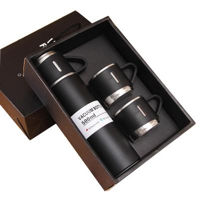 China 304 Stainless Steel Vacuum Insulated Water Bottle 500ml Thermos Mug for Travel Business for sale
