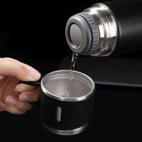 China 304 Stainless Steel Vacuum Insulated Water Bottle 500ml Thermos Mug for Travel Business for sale