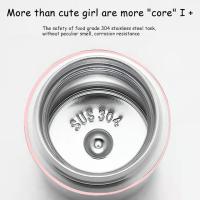 China Custom Stainless Steel 316 Kids Vacuum Cup Double Wall Insulated 350ml Water Bottle for sale
