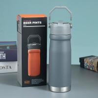 China Custom Logo Insulated Stainless Steel Hot Water Bottle 550ml 650ml 7 Colors for sale