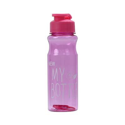 China BPA Free 550ml PET Plastic Water Bottle with Strap for Hiking Sports for sale