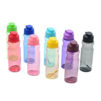 China BPA Free 550ml PET Plastic Water Bottle with Strap for Hiking Sports for sale