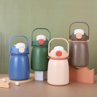 China 800ml Stainless Steel Water Bottle Insulated Vacuum Flask with Straw 316 Grade for sale