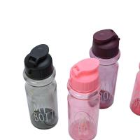 China PET Plastic Water Bottle 550ml with Strap Leak Proof Lock for Outdoor Sports Gift for sale