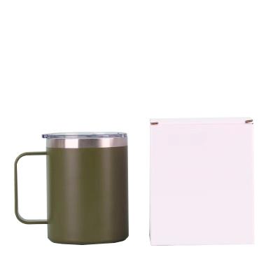 China 24oz Stainless Steel Vacuum Insulated Coffee Mug with Frosted Texture Custom Logo for sale