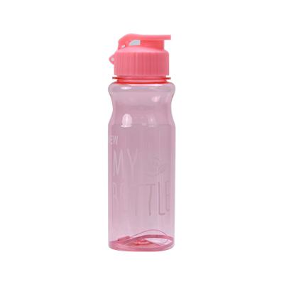 China 550ml PET Plastic Water Bottle Custom Logo BPA Free with Leak Proof Lock Strap for sale