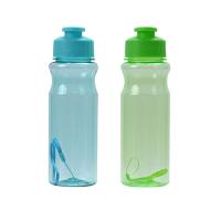 China Custom Logo 550ml PET Plastic Water Bottle Leak Proof Sport Drinking Bottle for sale