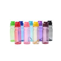 China Custom Logo 550ml PET Plastic Water Bottle Leak Proof Sport Drinking Bottle for sale