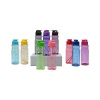 China Custom Logo 550ml PET Plastic Water Bottle Leak Proof Sport Drinking Bottle for sale