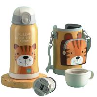 China Custom 316 Stainless Steel Kids Insulated Bottle 550ml Cartoon Thermos Flask for Outdoor for sale