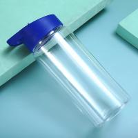 China Contemporary Design Transparent Summer Drinking Bottle with Infuser and Custom Logo for sale