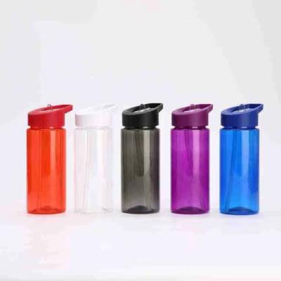 China Leak-proof and Infuser Design Transparent Summer Plastic Water Bottle with Straw for sale