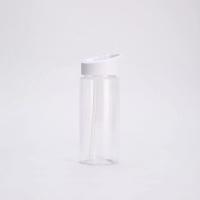 China Leak-proof and Infuser Design Transparent Summer Plastic Water Bottle with Straw for sale