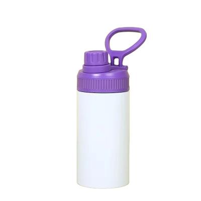 China Custom Logo 304 Stainless Steel Vacuum Flask 12oz Reusable Travel Coffee Mug for sale