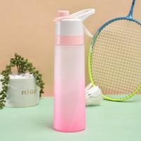 China 156g 700ml BPA-Free Plastic Water Bottle Straight Mug Portable Gradient Color Cup for Kids for sale