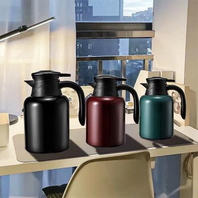 China Double Wall Vacuum Insulated Stainless Steel Thermo Hot Water Jug 1500ml for Outdoor Restaurant for sale