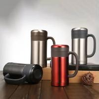 China 450ml Stainless Steel Insulated Travel Mug with Handle Food Grade SUS304 for sale