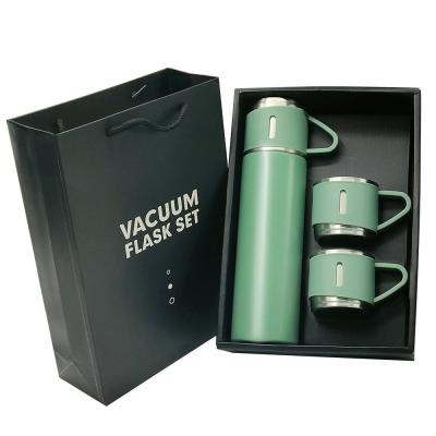 China Stainless Steel Insulated Water Flask 500ml Vacuum Mug Cup Bottle for Business Gifts for sale