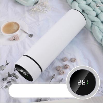 China 500ml Smart Digital Thermos Leakproof Stainless Steel LED Water Bottle with Temperature Display for sale