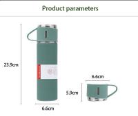 China Stainless Steel Insulated Water Flask 500ml Vacuum Mug Cup Bottle for Business Gifts for sale