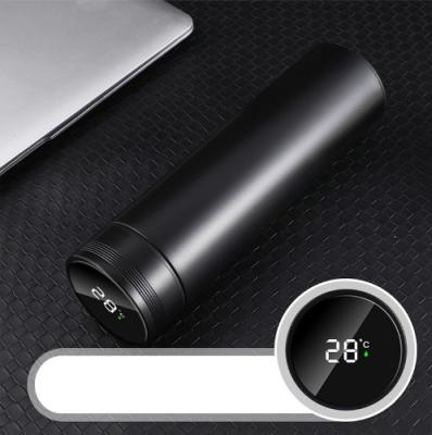 China Stainless Steel 500ml Thermos Water Bottle Leakproof and Temperature Display Features for sale