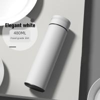 China Digital Touch Screen Temperature Display 480ML LED Thermos Bottle Stainless Steel Vacuum Insulated for sale