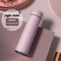 China Digital Touch Screen Temperature Display 480ML LED Thermos Bottle Stainless Steel Vacuum Insulated for sale
