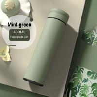 China Digital Touch Screen Temperature Display 480ML LED Thermos Bottle Stainless Steel Vacuum Insulated for sale
