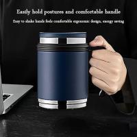 China 316 Stainless Steel Double Wall Vacuum Insulated Travel Mug 500ml Leakproof Thermal Cup for sale
