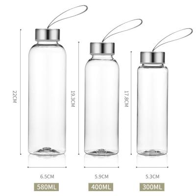 China Plastic Drinking Water Bottle 300ml 400ml 500ml for Outdoor Sports Travel for sale