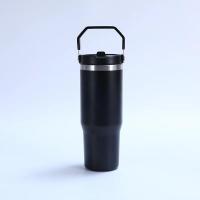China 900ml 304 Stainless Steel Vacuum Insulated Travel Coffee Mug Custom Logo Reusable Bottle for sale