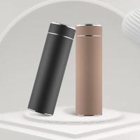 China Intelligent Temperature Display Water Bottle with Tea Strainer 500ml Direct Drinking for sale