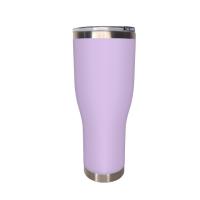 China Stainless Steel Double Wall Wine Tumbler with Lid 40oz Custom Color Travel Mug for sale