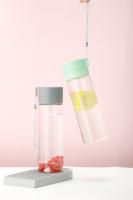 China 200g BPA Free Plastic Water Bottle 600ml 800ml Outdoor Sports with Time Marker for sale