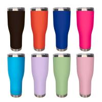 China 40oz Stainless Steel Vacuum Insulated Tumbler Powder Coated for Hot and Cold Beverages for sale