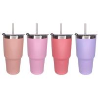China 30oz Stainless Steel Double-Walled Tumbler Custom Color for Office Car Home for sale