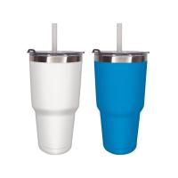 China 30oz Custom Stainless Steel Travel Mug Sublimation Blank Christmas Gift Tumbler for sale
