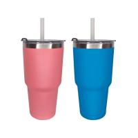 China 30oz Custom Stainless Steel Travel Mug Sublimation Blank Christmas Gift Tumbler for sale