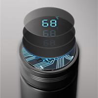 China Custom Logo 450ml Smart Insulated Water Bottle 304 Stainless Steel Vacuum Flask for Business Gifts for sale