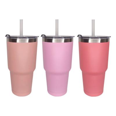 China 30oz Stainless Steel Travel Mug Vacuum Insulated Tumbler for Business Gifts Custom Color for sale