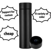 China Custom Logo 500ml Stainless Steel Smart Water Bottle with LED Temperature Display for sale