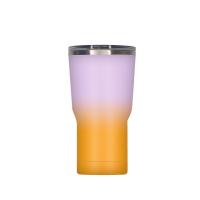 China 30oz Stainless Steel Insulated Travel Mug with Straw Cartoon Print Portable Cup for sale
