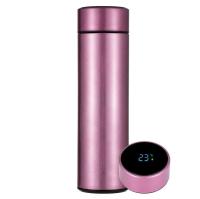 China Custom Logo Stainless Steel Insulated Water Bottle 500ml Smart Temperature Display for sale