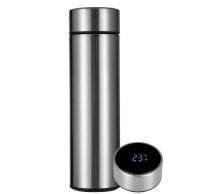 China Custom Logo Stainless Steel Insulated Water Bottle 500ml Smart Temperature Display for sale