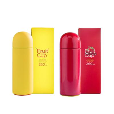 China 260ml Double Wall 304 Stainless Steel Vacuum Flask Insulated Sports Water Bottle for sale