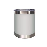 China 12oz Stainless Steel Travel Tumbler with Powder Coated Handle and Lid Custom Color for sale
