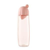 China Custom Logo Plastic Water Bottle 480ml Leak Proof Mug for School Outdoor Travel for sale