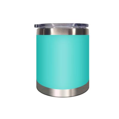 China 12oz Double Wall Vacuum Insulated Stainless Steel Tumbler with Lid Custom Color for sale